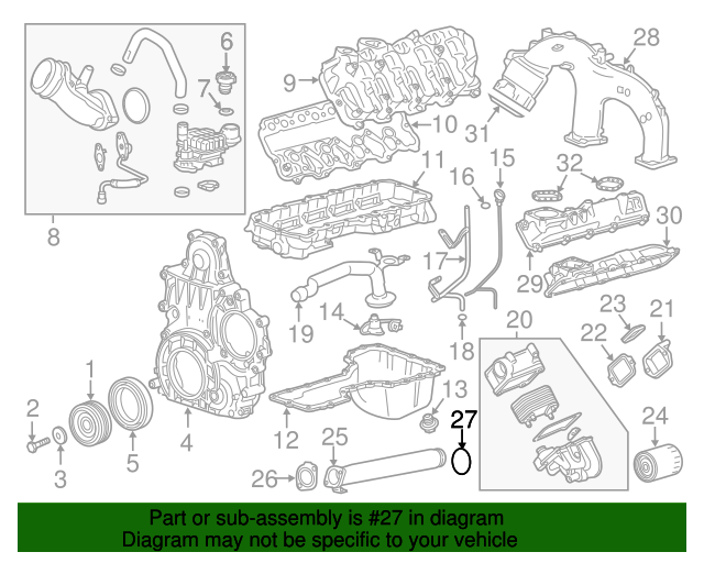 2001-2021 GM OEM NEW 01-20 GM Chevrolet GMC Sierra Engine Coolant ...