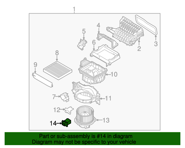 97179-D1000 - HVAC Blower Motor Control Module - 2017-2022 Kia Sportage ...