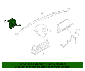 25554-6CA2A - Clock Spring 2018-2024 Nissan | Nissan Parts ...