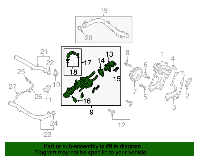 2017-2018 Genesis Control Assembly Coolant Temperature 25600-3L252 ...
