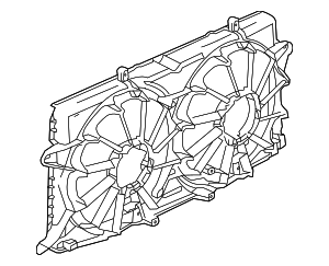 23390829 - Engine Cooling Fan Rear Shroud 2015-2020 GM | Gateway Buick ...