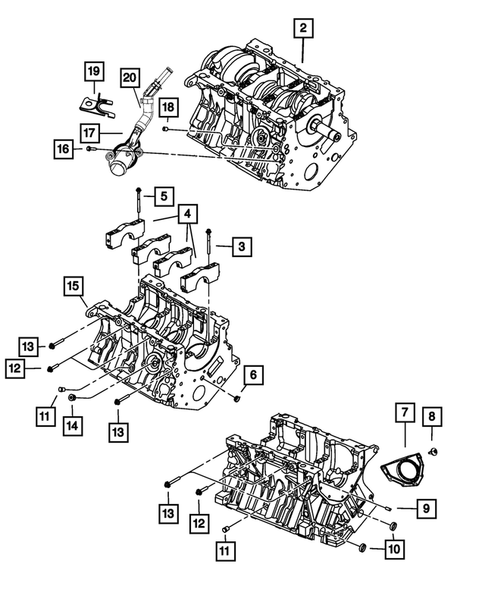 Cylinder Block for 2007 Dodge Charger | Mopar eStore