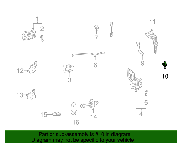 1997-2004 Toyota Striker 69410-AC010 | OEM Parts Online