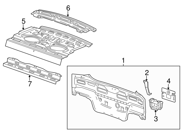 2012-2017 Buick Verano Rear End Panel 22805148 | GMPartsDirect.com