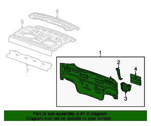 2012-2017 Buick Verano Rear Body Panel 22805148 | GMPartsDirect.com
