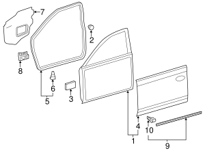 67112-06110 - Outer Panel - 2012-2014 Toyota Camry | OEM Genuine Toyota ...