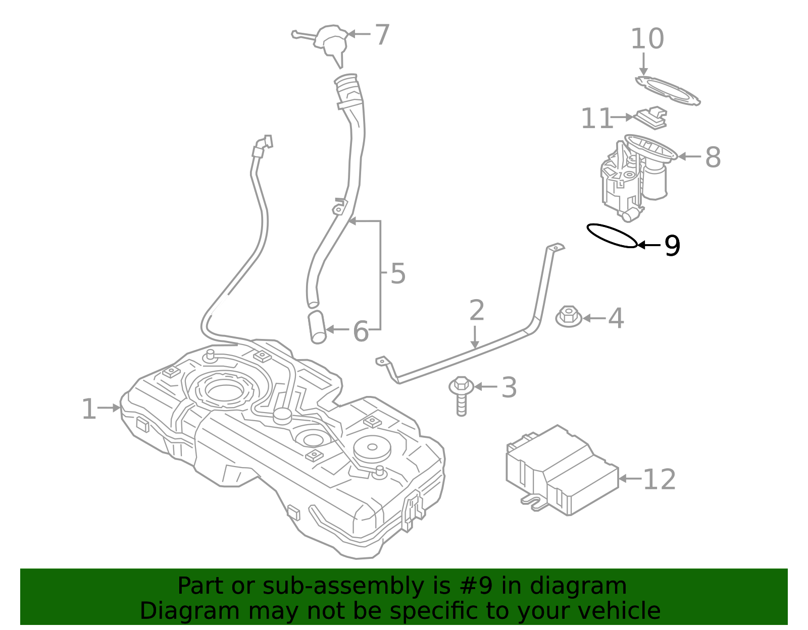 Genuine BMW 07-14-7-372-818 | Fuel Pump Seal | FREE Shipping on Most ...