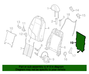 5C5-963-557 - Seat Heater Pad 2012-2019 Volkswagen Beetle | AutoNation ...