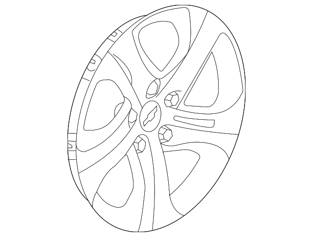 2021-2022 Chevrolet Trailblazer Wheel Trim Cover 42538448 ...