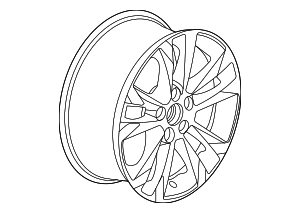 17x7.5 Aluminum Wheel 60006515 | GMPartsDirect.com