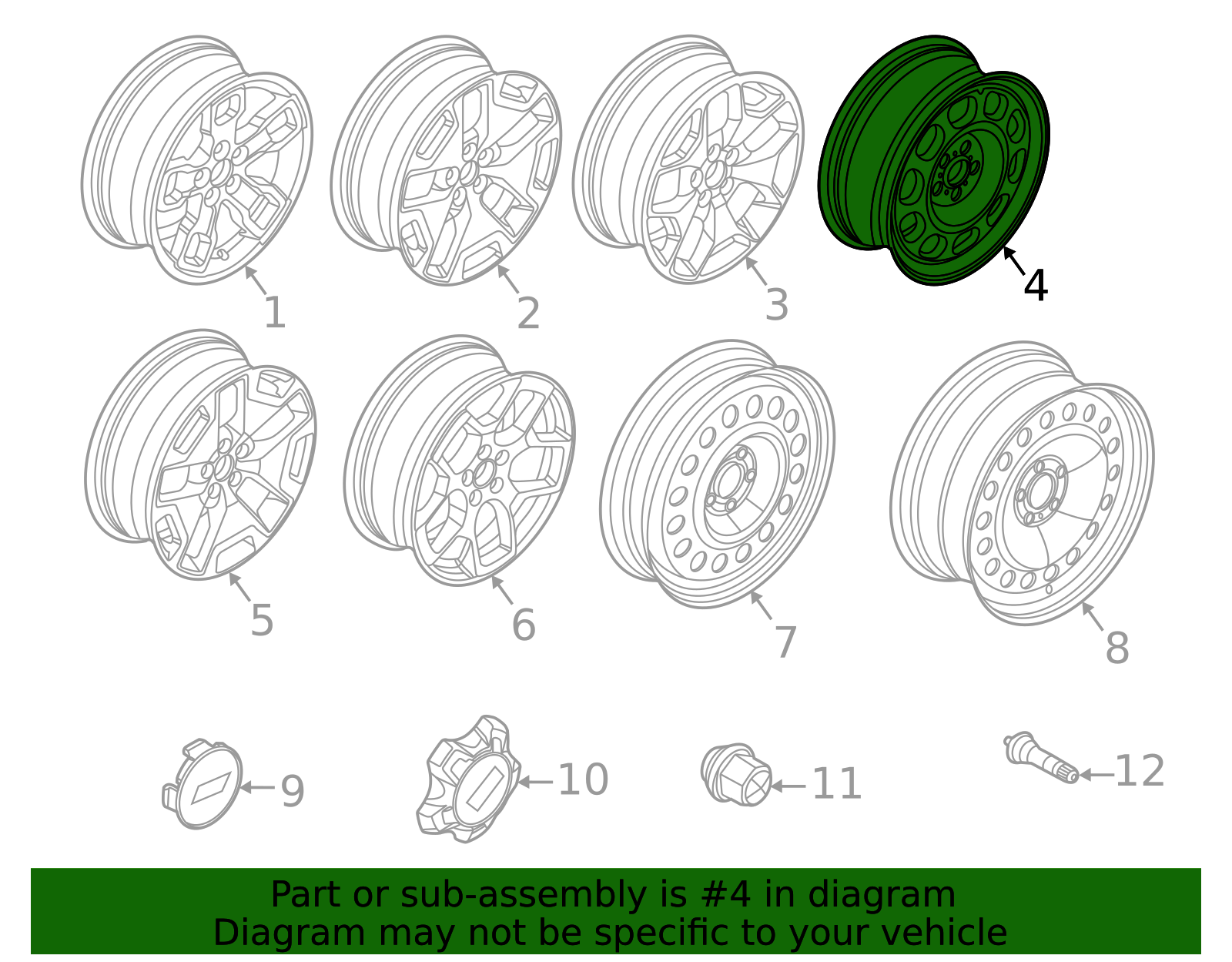 M1PZ-1007-E - Wheel Assembly 2021-2024 Ford Bronco Sport | Big 3 Auto Parts