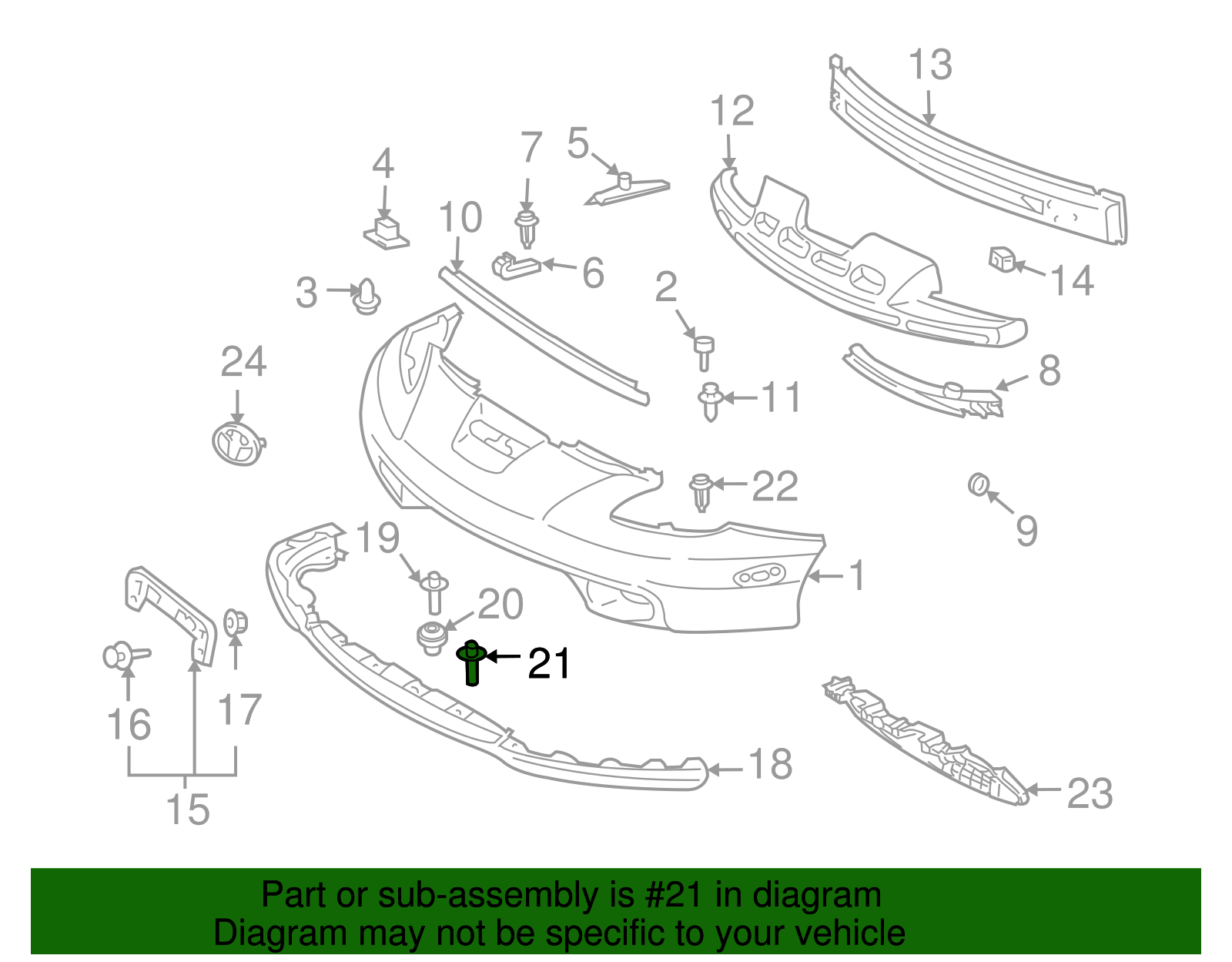 90109-06003 - High-Quality Valance Panel Bolt for 2000-2005 Toyota ...