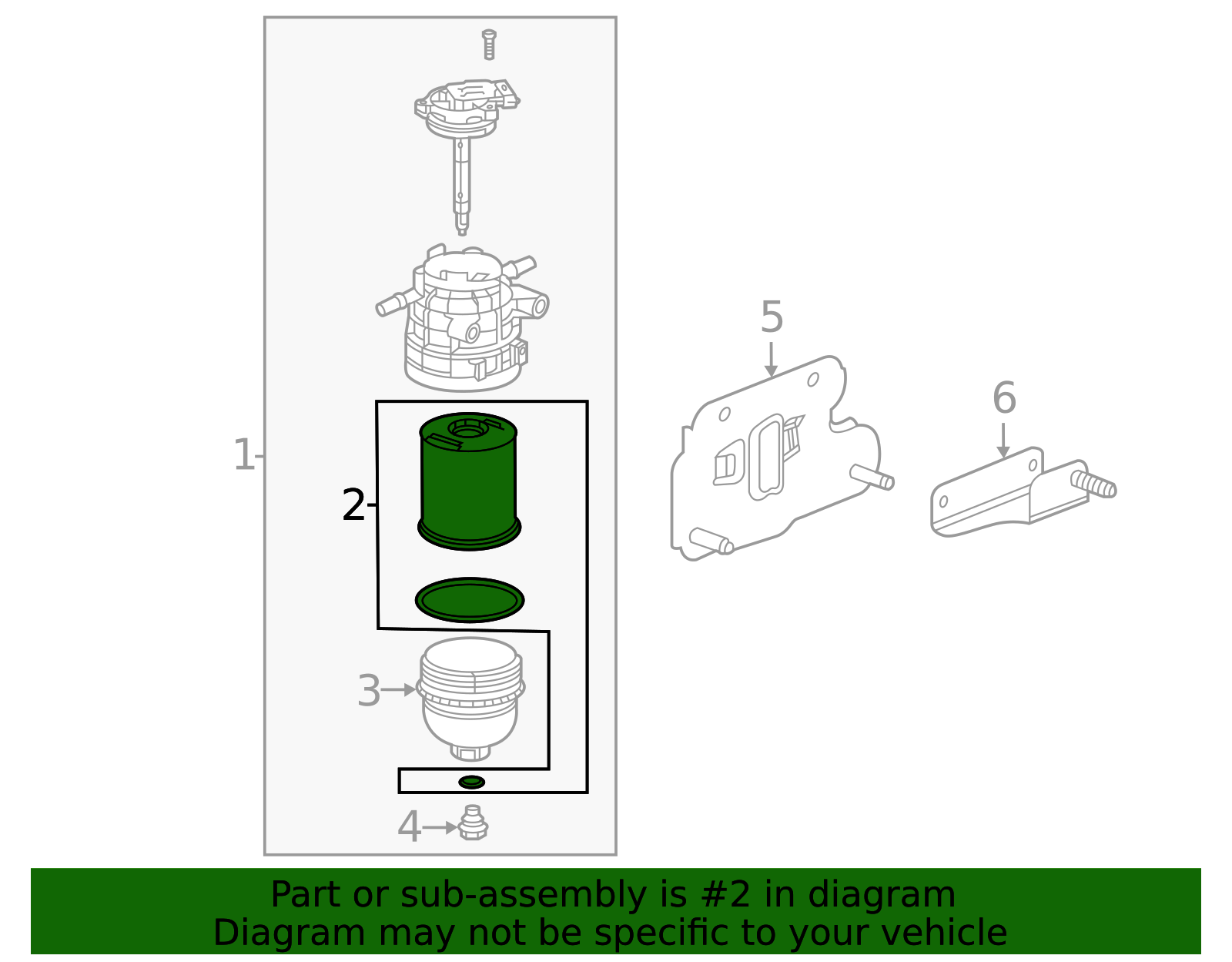 2014-2025 GM Fuel Filter Kit with Seals 13539108 | OEM Parts Online