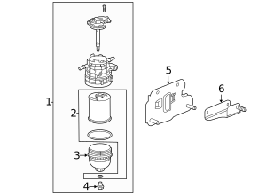 2014-2024 GM Fuel Filter Kit with Seals 13539108 | GMPartsDirect.com