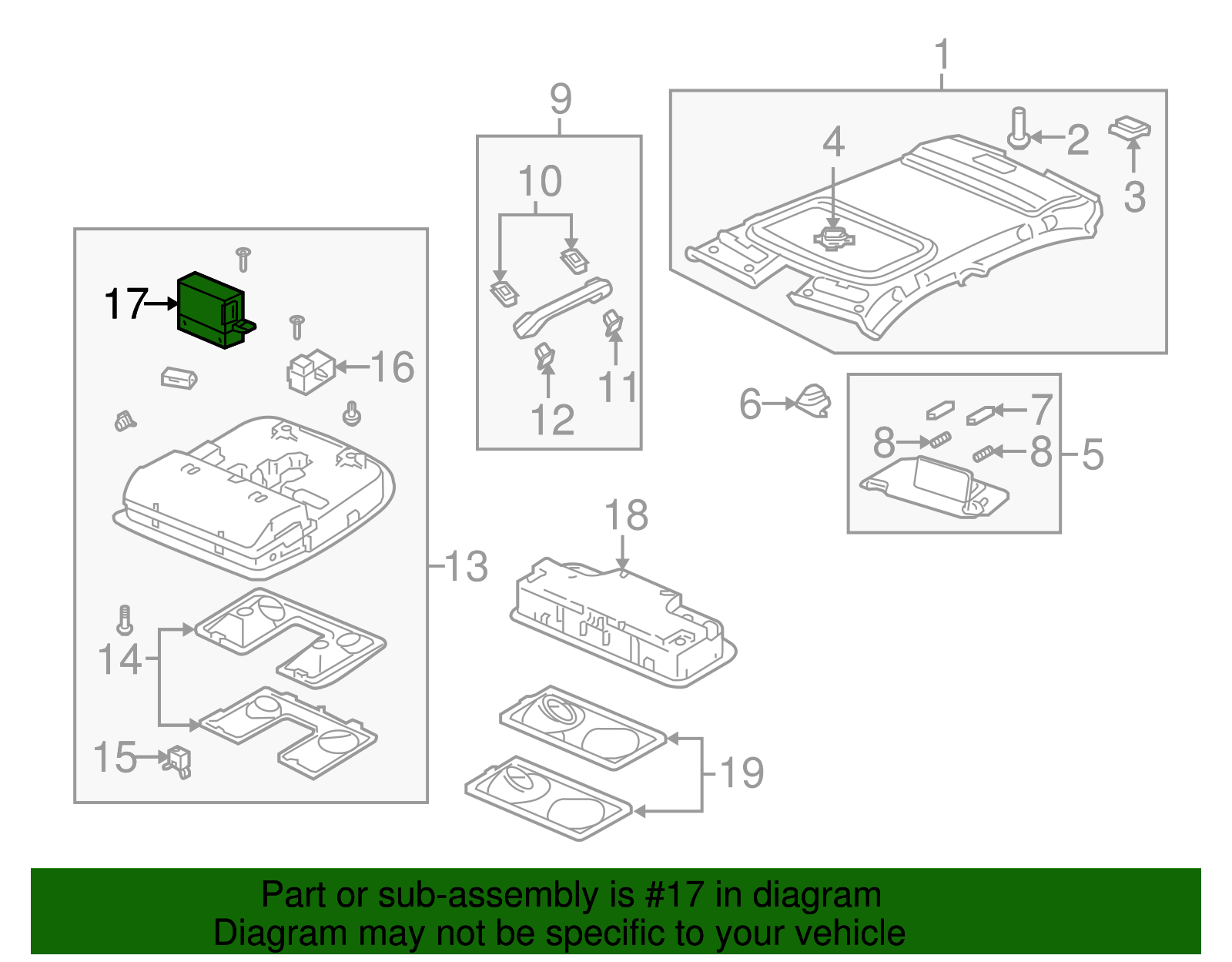 2009-2014 Acura Microphone 39180-TA0-A01 | OEM Parts Online