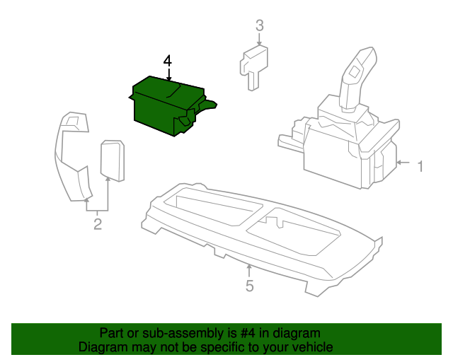 61-31-9-156-133 - Electronic Parking Brake Control Switch 2007-2008 BMW ...