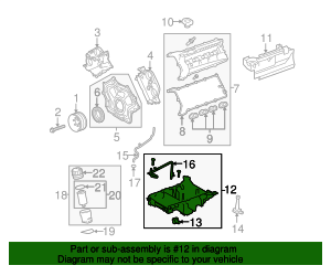 2010-2017 Land Rover Range Rover Oil Pan LR011505 | Express Land Rover ...