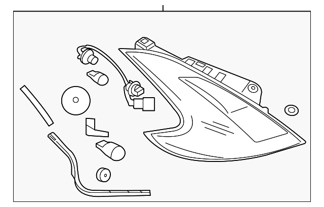 2009-2017 Nissan 370Z Combo Lamp Assembly - Passenger Side (RH) 26550 ...