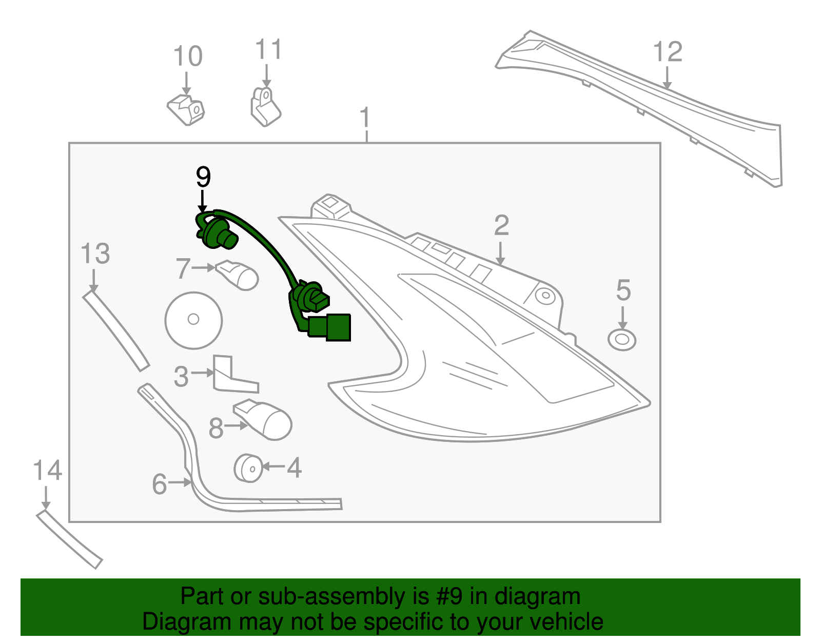 2009-2020 Nissan 370Z Socket & Wire 26551-1EA0A | Temecula Nissan Parts