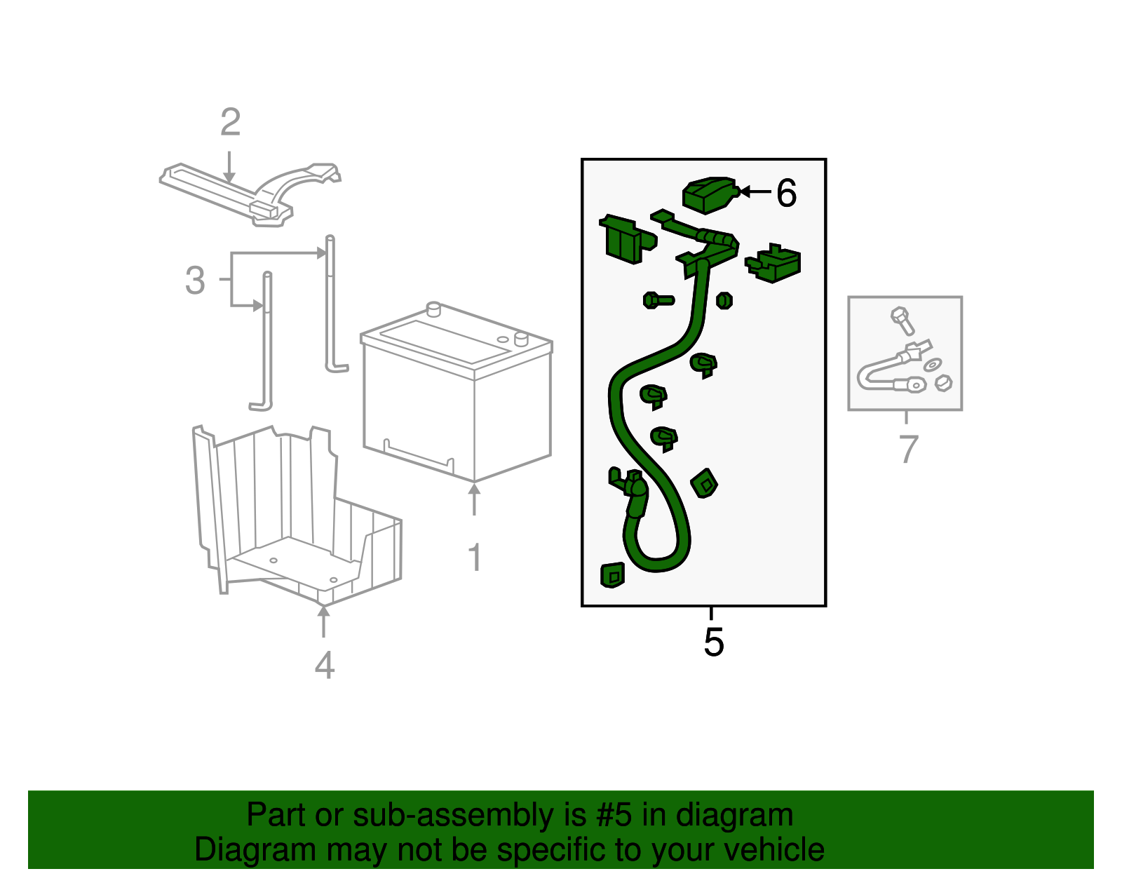 2007-2009 Acura MDX Positive Cable 32410-STX-A00 | OEM Parts Online