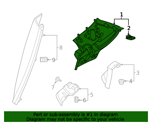 32244154 - Upper Trim - 2019 2020 Volvo XC40 | Volvo OEM Parts Direct