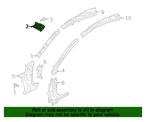 2019-2021 Mazda 3 Upper Reinforced BDTS-70-24Z | QuirkParts
