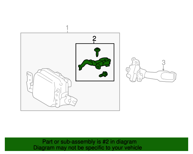 88201-60010 - Distance Sensor Bracket - 2016-2023 Lexus | DiscMonster