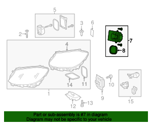 205-906-77-04 - Led Unit 2019-2023 Mercedes-Benz | AutoNationParts.com