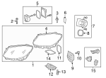 205-906-61-04 - Headlamp Assembly - 2019-2020 Mercedes-Benz ...