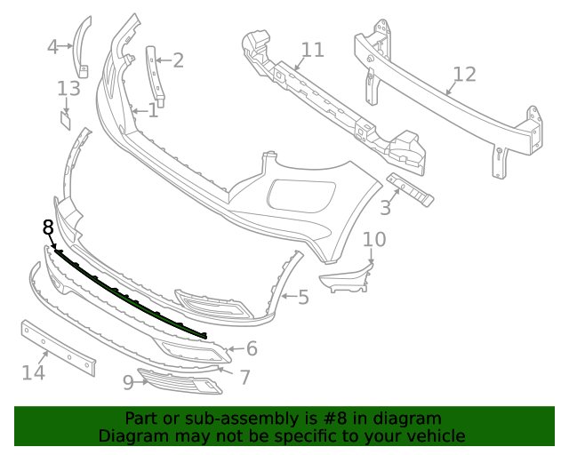 Genuine Molding for 2020-2023 Hyundai Venue | Part# 86569-K2000 ...