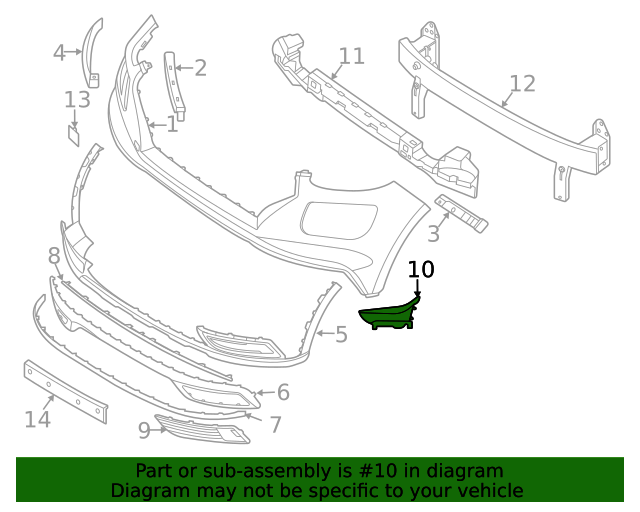 86543-K2000 - Air Duct - 2020-2022 Hyundai Venue | World OEM Parts Hyundai