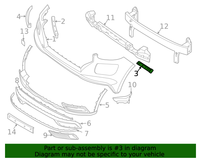 2020-2024 Hyundai Venue Side Bracket 86552-K2000 | OEM Parts Online