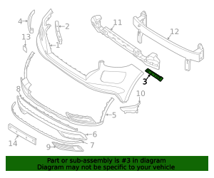 2020-2023 Hyundai Venue Side Bracket 86551-K2000 | QuirkParts