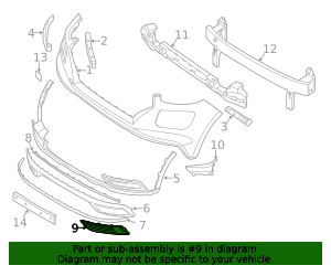 2020-2024 Hyundai Venue Bumper Trim 86595-K2000 | AutoNationParts.com