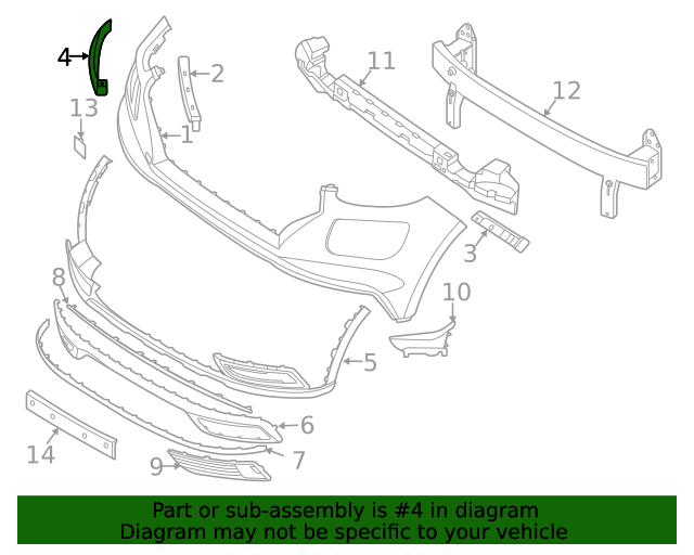 2020-2024 Hyundai Venue Bumper Bracket 86525-K2000 | OEM Parts Online