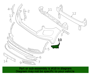 86544-K2000 - Brake Air Duct 2020-2023 Hyundai Venue | AutoNationParts.com