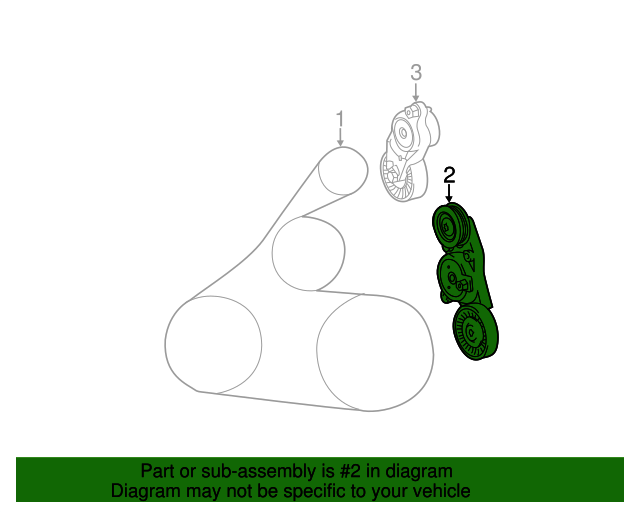 Toyota Tensioner Part# 166010v010 | Toyota Of Colorado Springs Parts