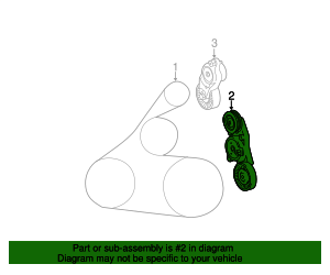 Toyota Tensioner Part# 166010v010 | Toyota Of Colorado Springs Parts