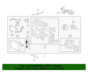 80215-S6A-003 - Expansion Valve Plate 2003-2005 Honda Civic | Honda ...