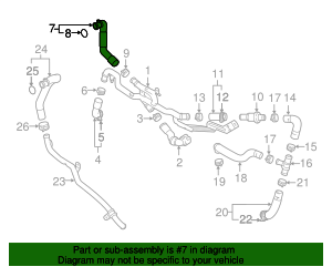 2012-2016 Porsche Panamera Inlet Hose 970-106-521-15 | Porsche Marin