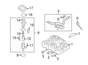 31911-2G000 - Fuel Filter 2006-2010 Kia | Kia.Parts Store