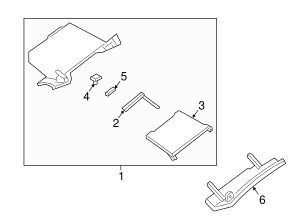2017-2019 Nissan Sentra Glove Box Assembly 68520-4FU2A | Nissan Parts Plus