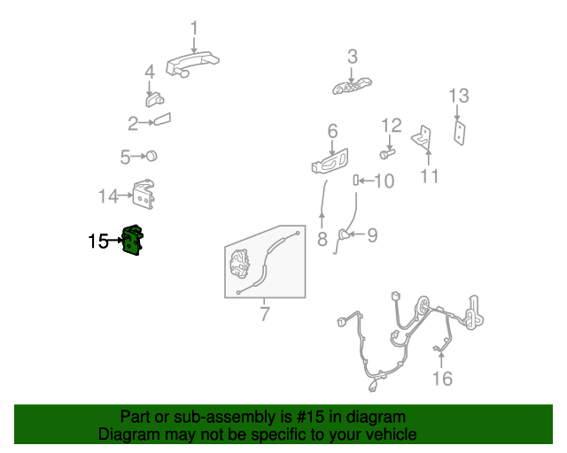 23436137 - OEM GM HINGE GMPartsCenter.net | GM Parts Center
