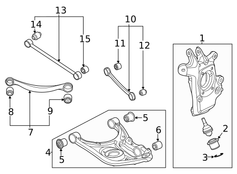 Rear Suspension for 2022 Genesis GV80 | QuirkParts
