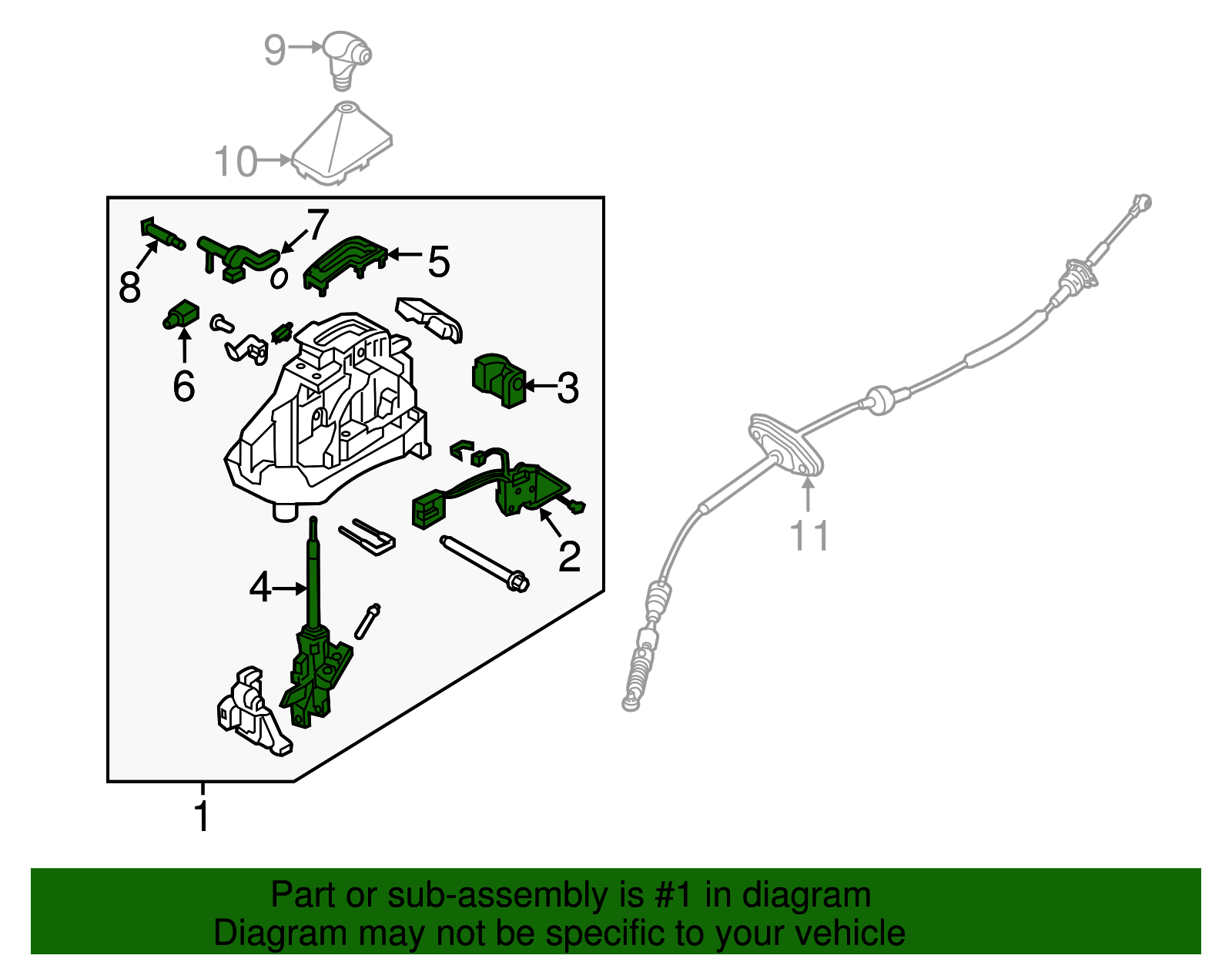 2016-2018 Kia Sorento Shifter Assembly 46700-C5130 | Retail Performance ...