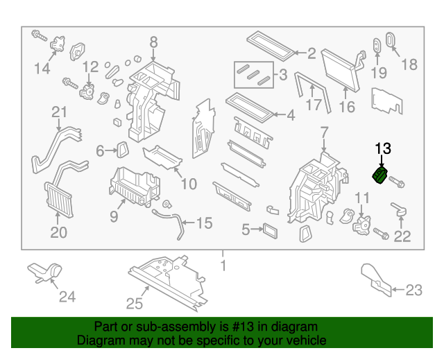 97163-3RAA0 - Actuator 2014-2016 Kia Cadenza | Kia.Parts Store