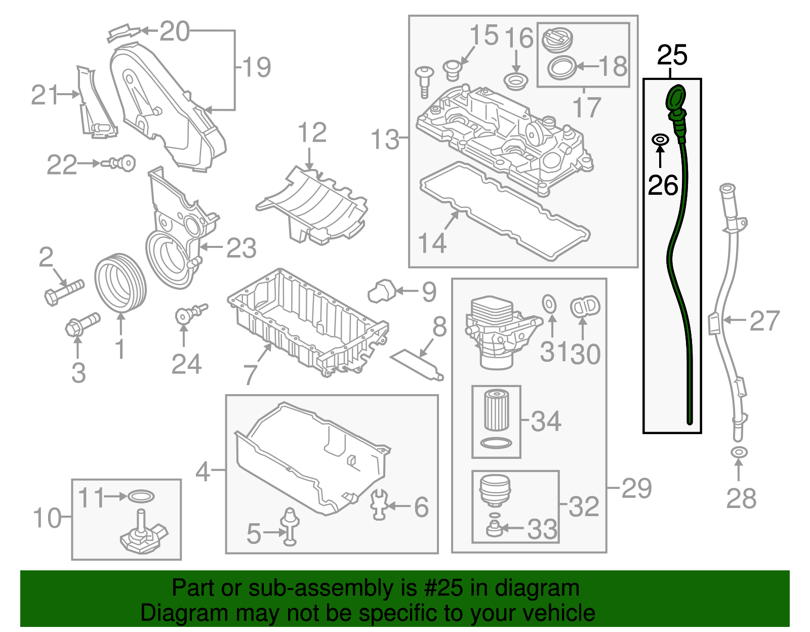 2015 Volkswagen Dipstick 04L-115-611-K | OEM VW Parts Haus