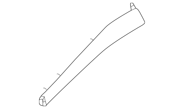 2016-2018 Nissan Maxima Finish Molding 68411-4RA0A | OEM Parts Online