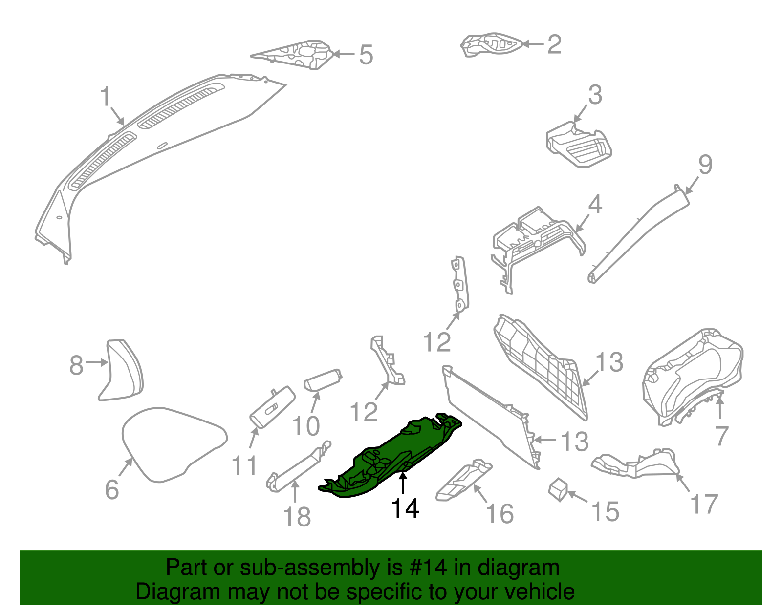2016-2018 Nissan Maxima Lower Trim Panel 68106-4RA0A | Temecula Nissan ...