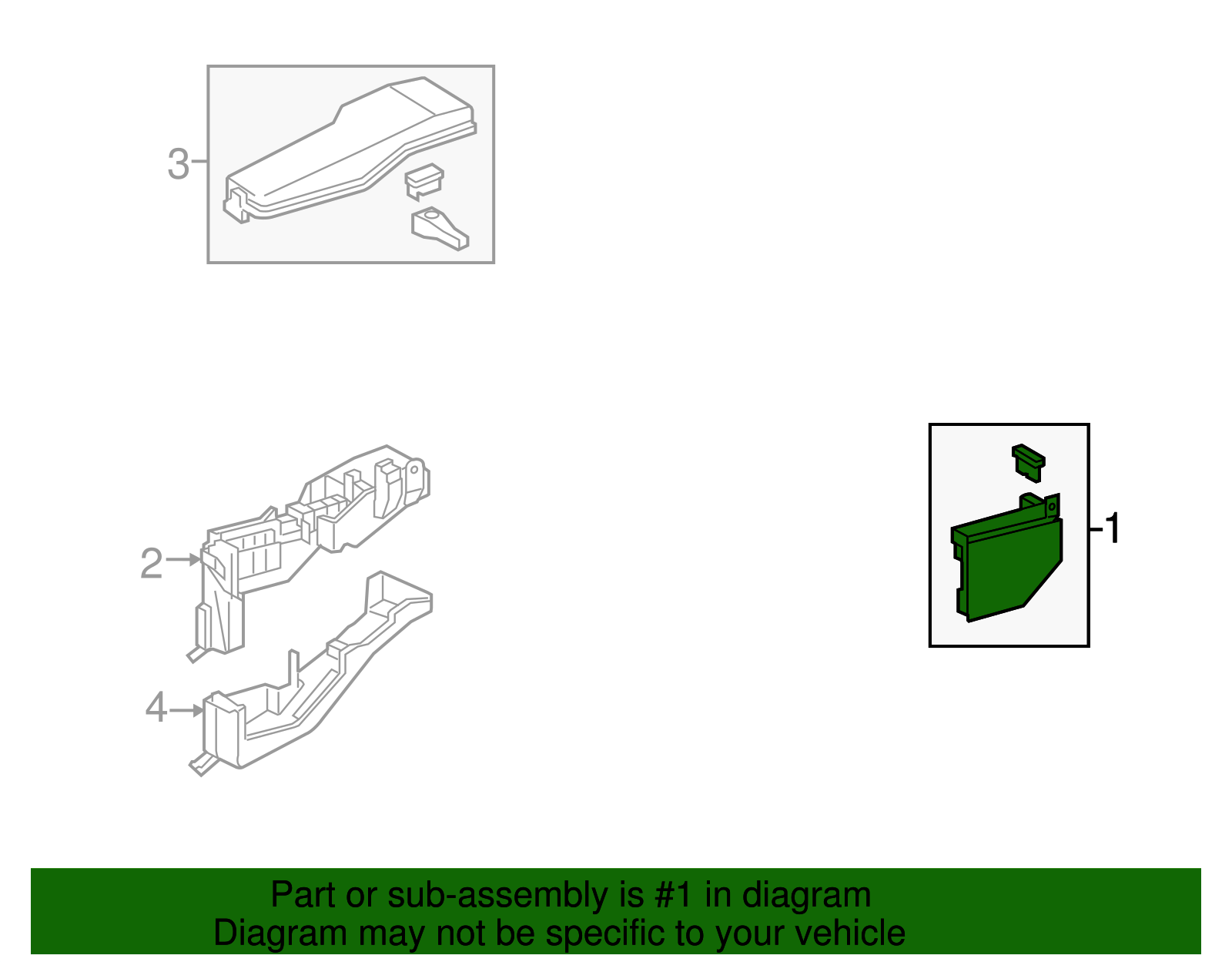 Genuine Toyota Junction Block part# 82720-06091 for 2007-2011 Toyota ...